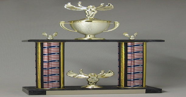 2 Post Trophy | Rainbow Creations