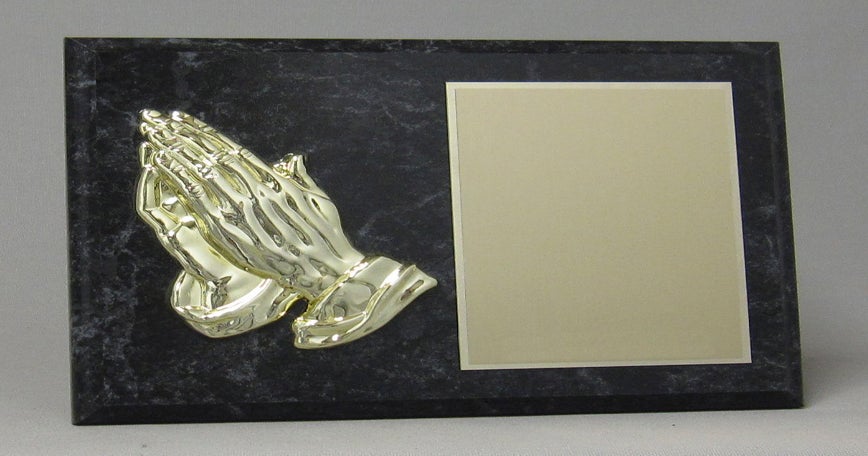 Praying hands plaque | Rainbow Creations